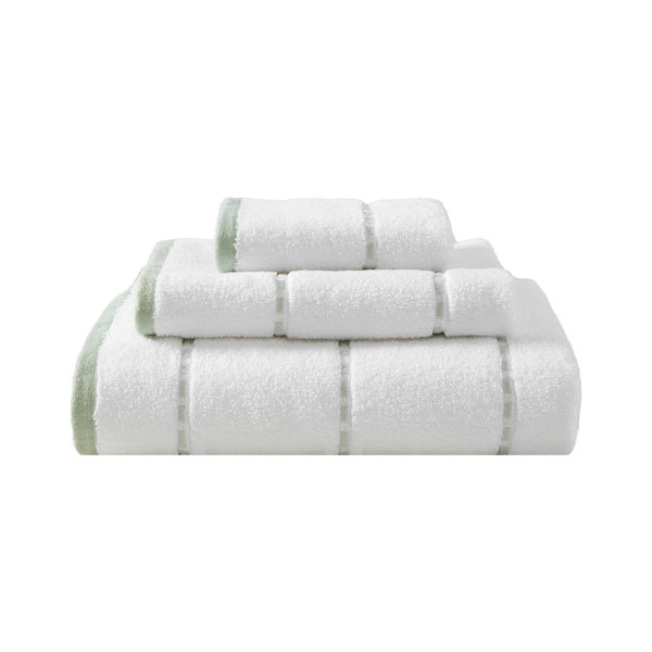 Tommy Bahama Home Tommy Bahama Ridley Solid Cotton Blue 3 Piece Towel Set & Reviews | Wayfair